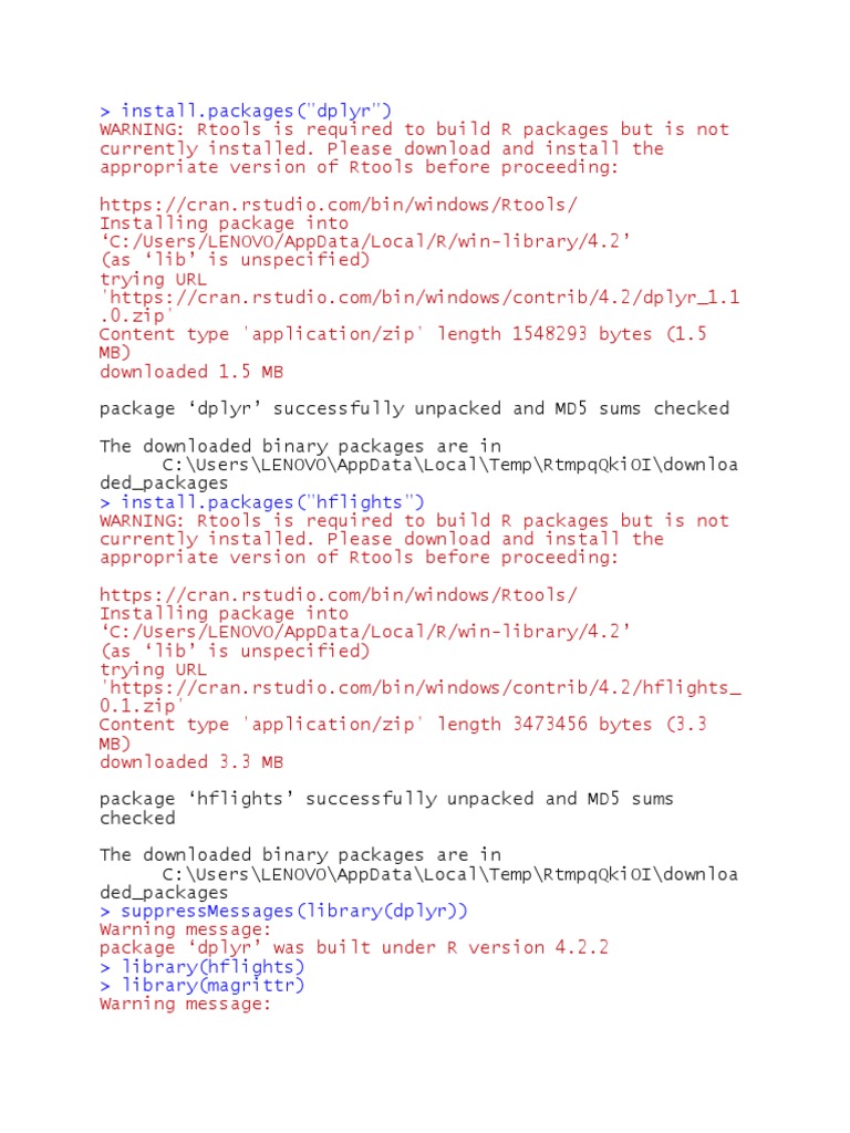 Data Science Using R | Download Free PDF | Computer File | Data Management
