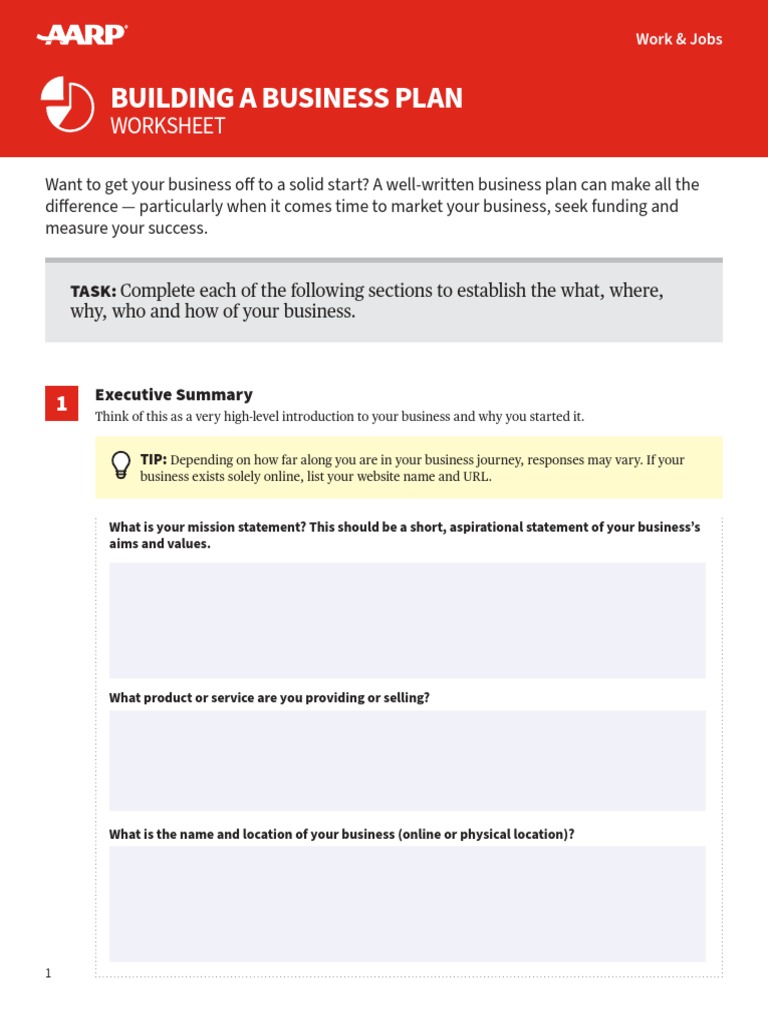 Building A Business Plan: Worksheet | PDF | Marketing | Social Media