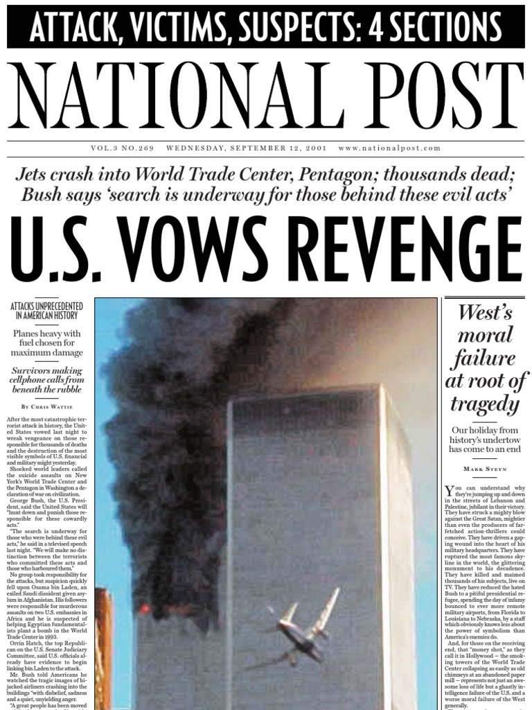 9/11 Attacks: A Nation in Shock | PDF | The Pentagon | Recession