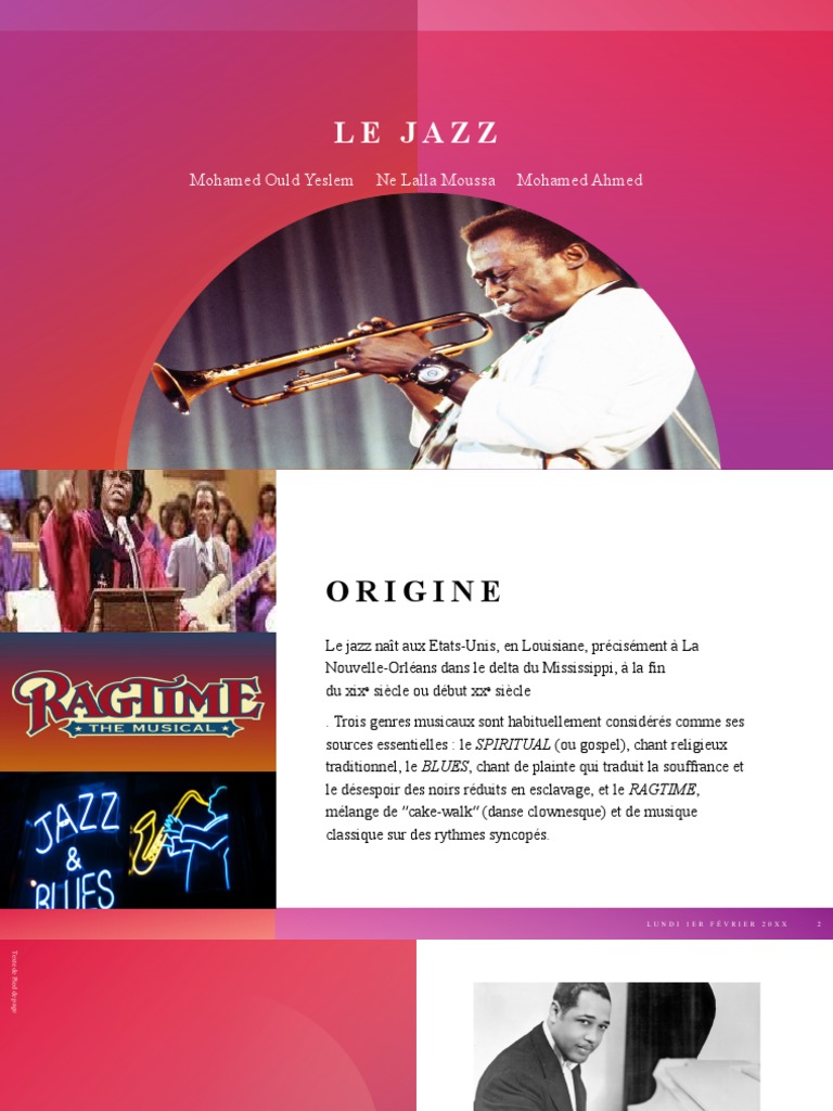 Histoire et Évolution du Jazz | PDF | Musique afro-américaine | le jazz
