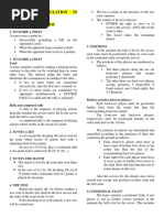 Throwball Rules | PDF | Games Of Physical Skill | Athletic Sports