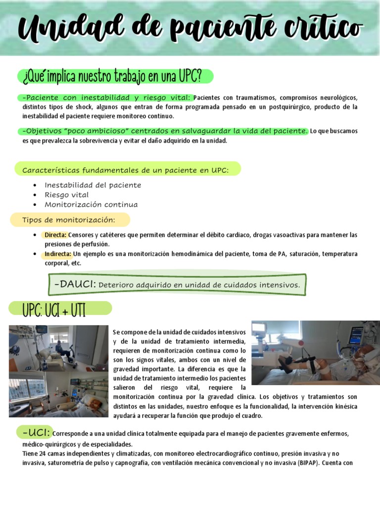Unidad de Paciente Critico | PDF | Medicina de Cuidados Intensivos | Tórax