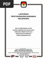 Cover Laporan Pertanggungjawaban (LPJ) PPS Bagi | PDF
