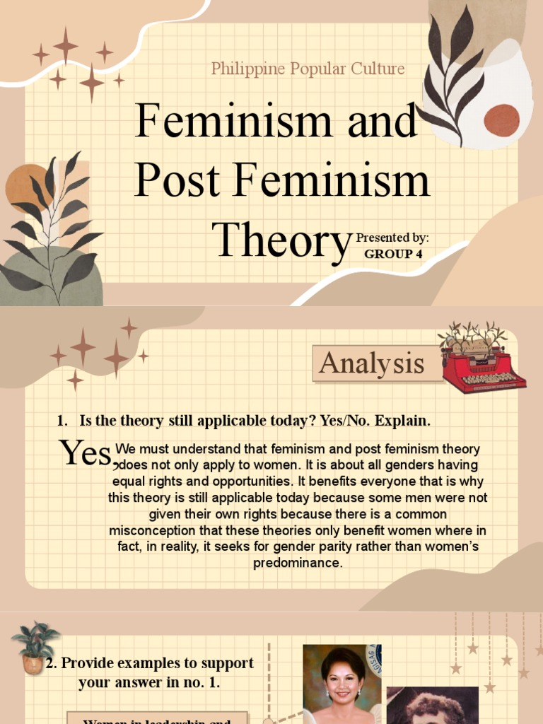 Pop Culture - Feminism-and-Post-Feminism-Theory | PDF