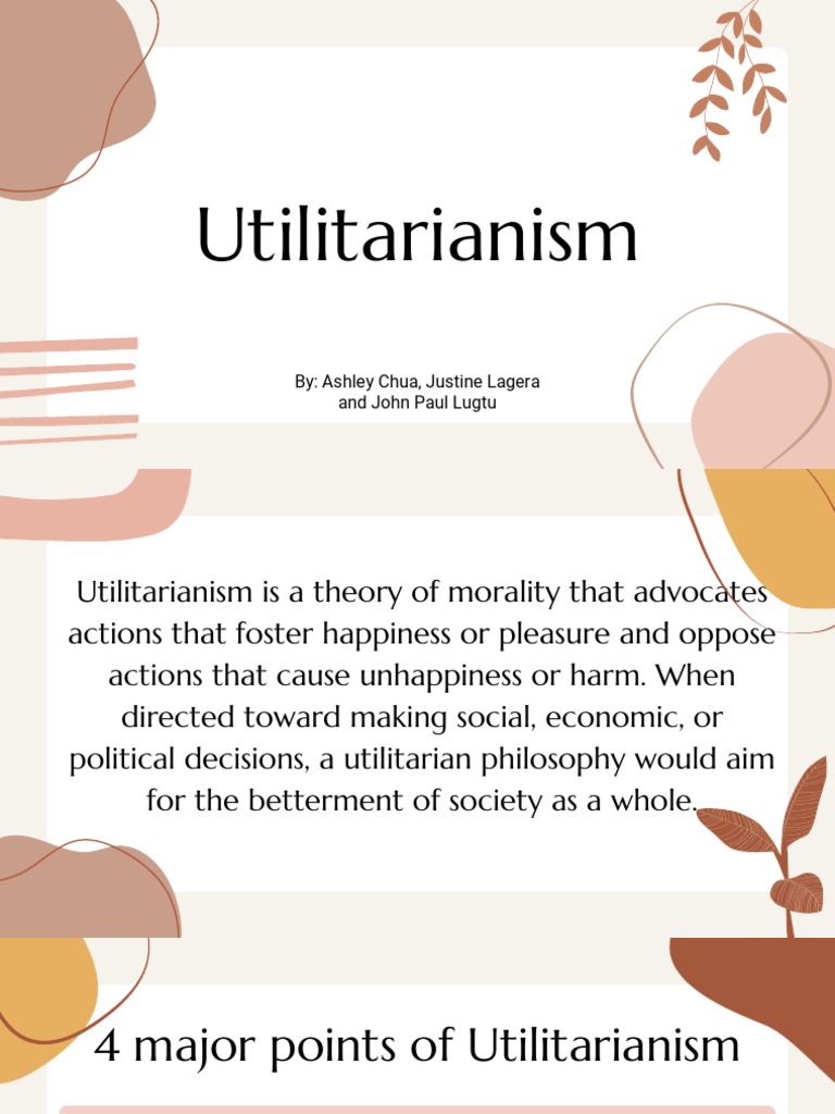 Ethics - Utilitarianism | Download Free PDF | Utilitarianism | Virtue Ethics