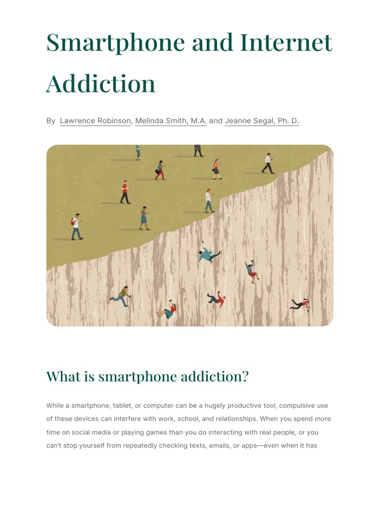 Smartphone and Internet Addiction | PDF | Social Media | Popular ...