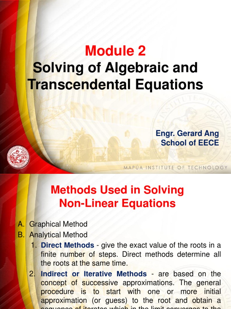 Module 3 Linear System of Equations | Download Free PDF | Mathematical Logic | Theoretical ...