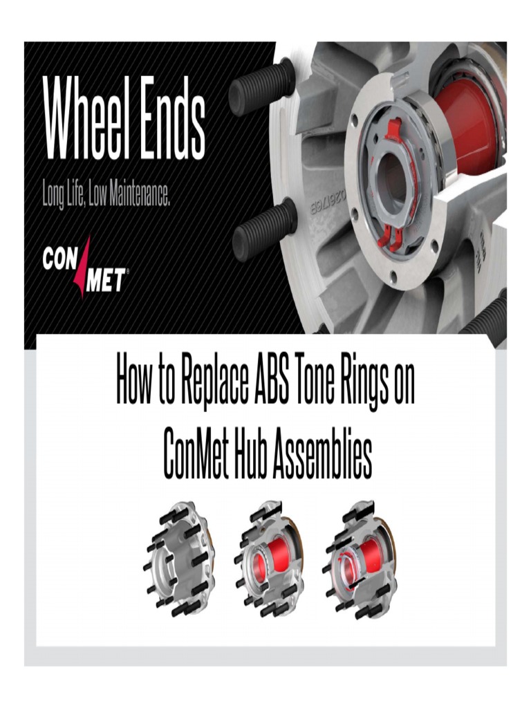 How To Replace Abs Tone Rings On Conmet Hub Assemblies | PDF | Anti ...