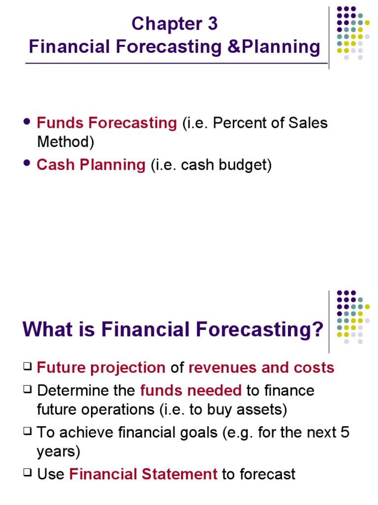 Chapter 03 Financial Planning & Forecasting | PDF | Balance Sheet ...