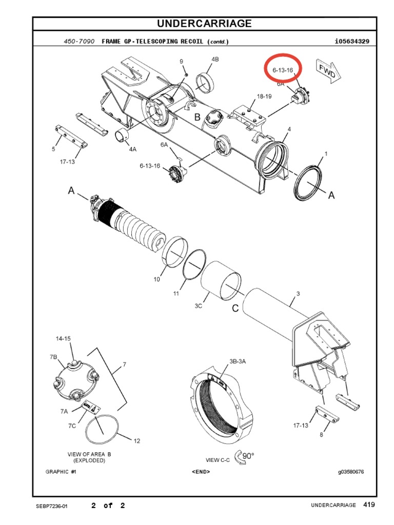 Document Providing Parts List and Diagram for a Telescoping Recoil ...