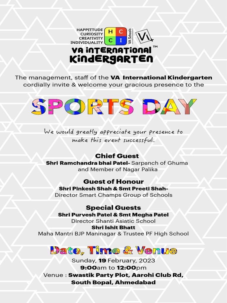 Sport Day Invitation | PDF