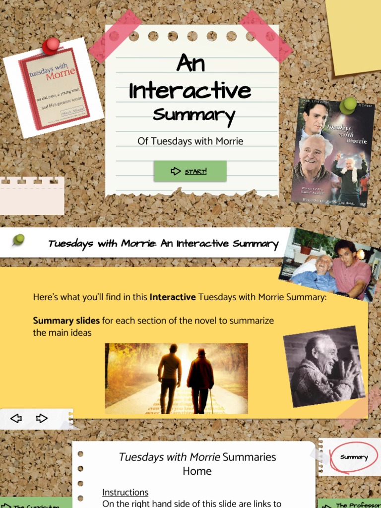 An Interactive: of Tuesdays With Morrie | PDF | Forgiveness