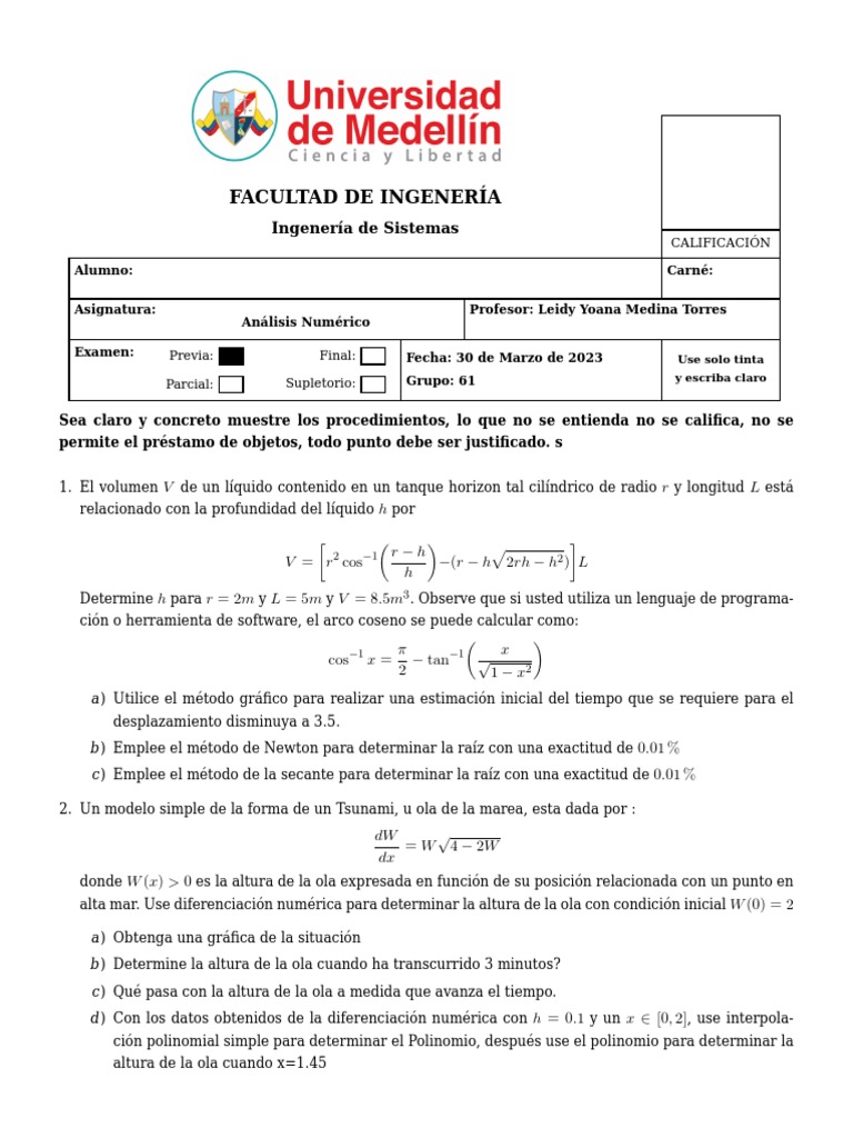 Quiz 2 | PDF | Matemáticas Aplicadas | Matemáticas
