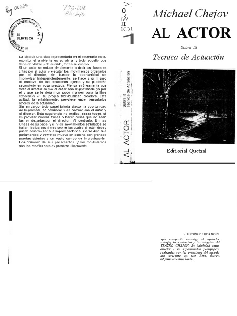 Actor: Michael Chejov | PDF