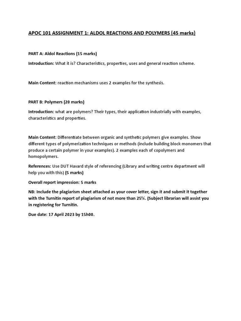Aldol Reactions and Polymers Overview | PDF | Science & Mathematics