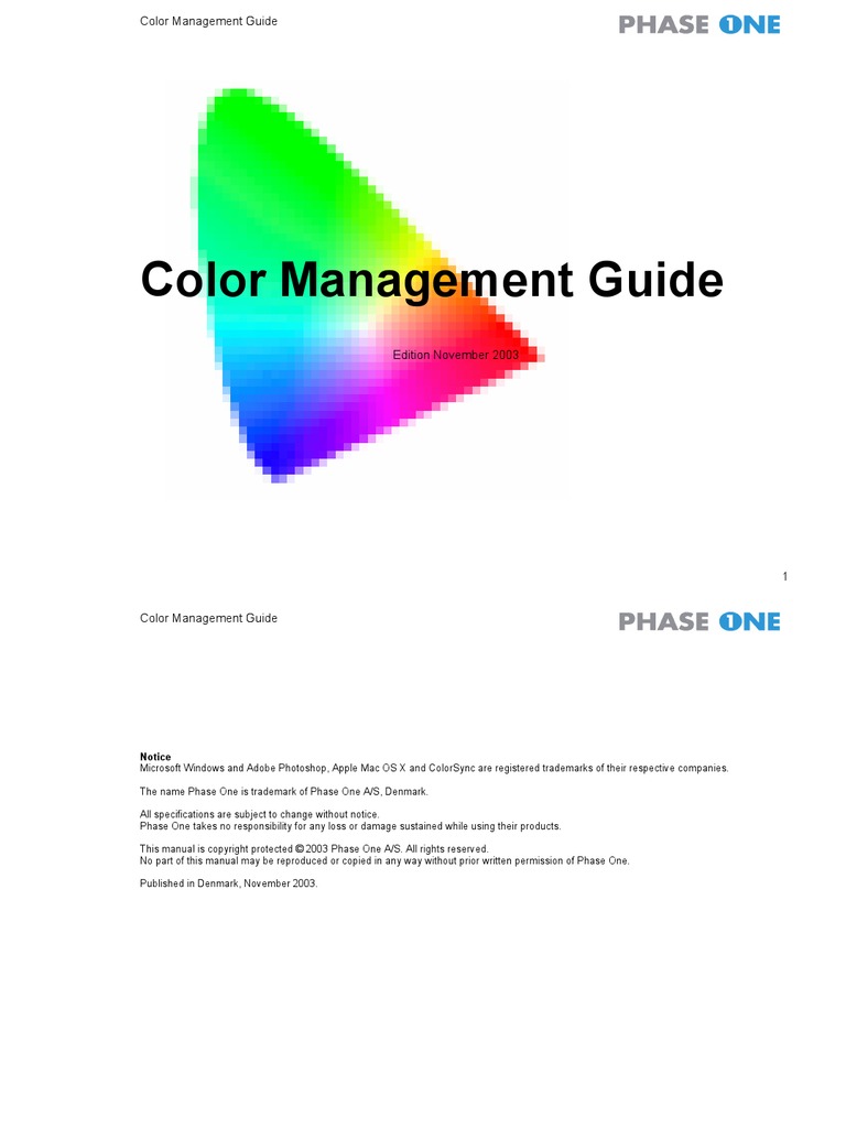 Color Management Guide | PDF | Color | Computer Monitor