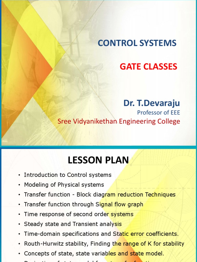 Lecture 3 | PDF | Damping | Cybernetics