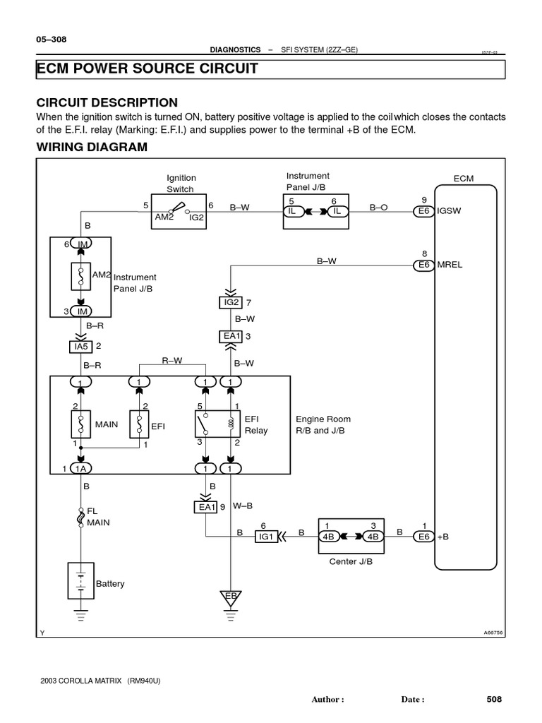 Matrix 2003 2zz 7 | PDF | Relay | Electrical Connector