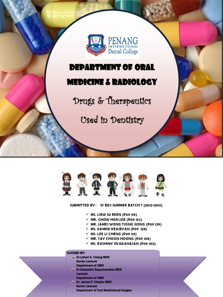 Drugs and Therapeutics in Dentistry | PDF | Nonsteroidal Anti ...