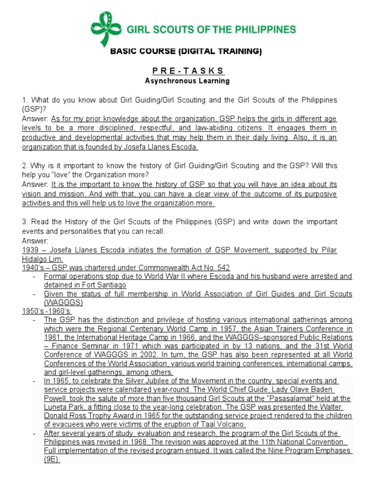 GSP Mission, Vision, and History Overview | PDF