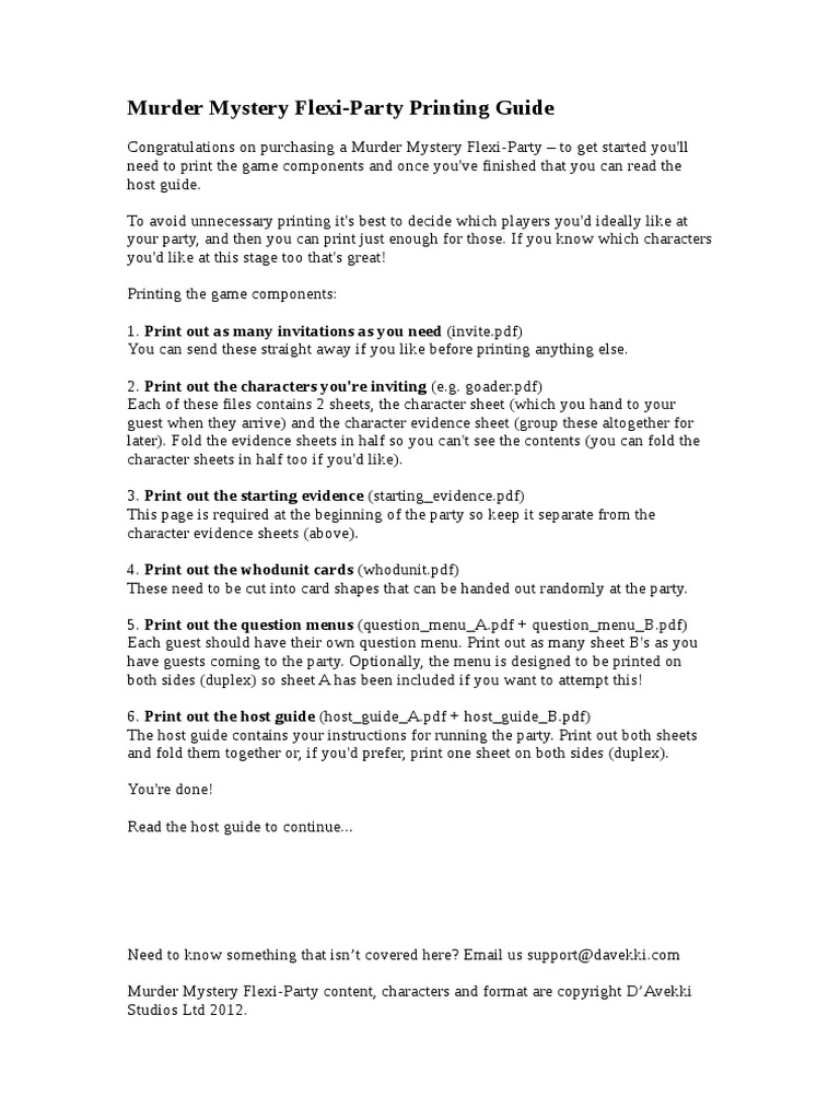 Read Me First | PDF