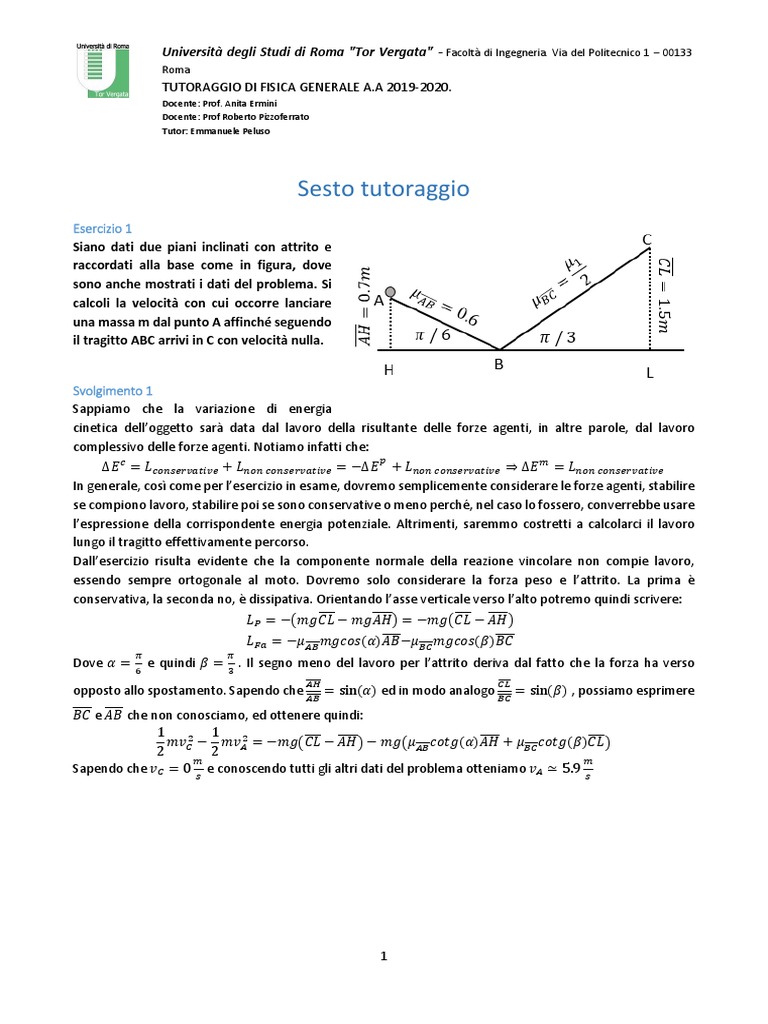 Tutoraggio 14-4 | PDF