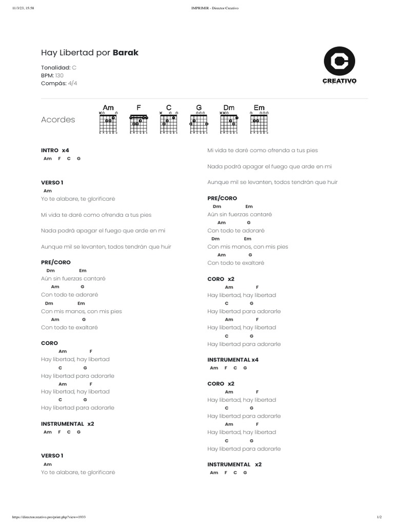 Hay Libertat - C - Chart | PDF | Las artes escénicas