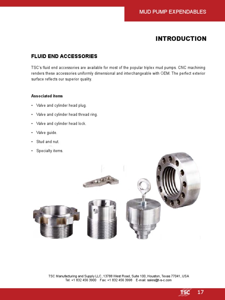 Mud Pump Expendables Guide | PDF | Pump | Valve