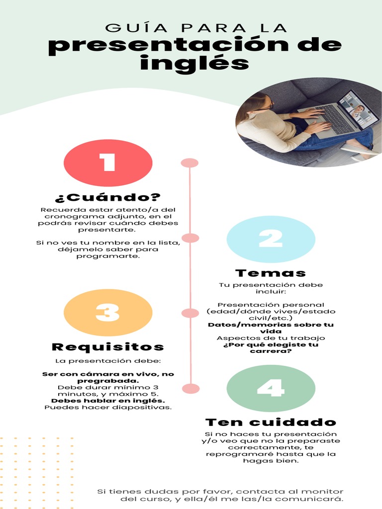 Presentación de Inglés: Guía para La | PDF
