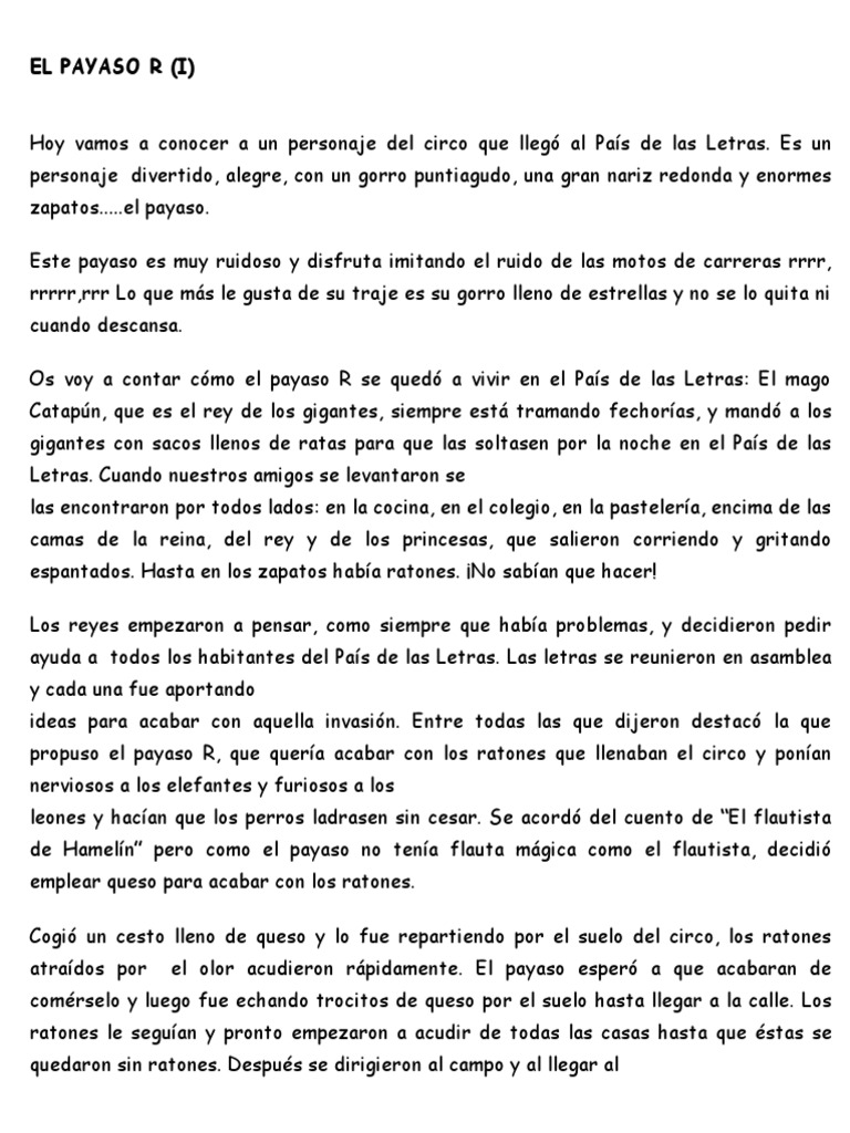 El Payaso R | PDF