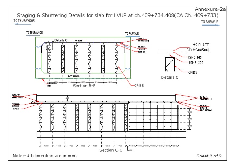 LVUP 409+733 Staging Annexure 2a | PDF
