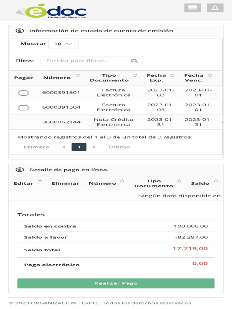 Edoc Facturación Electrónica | PDF