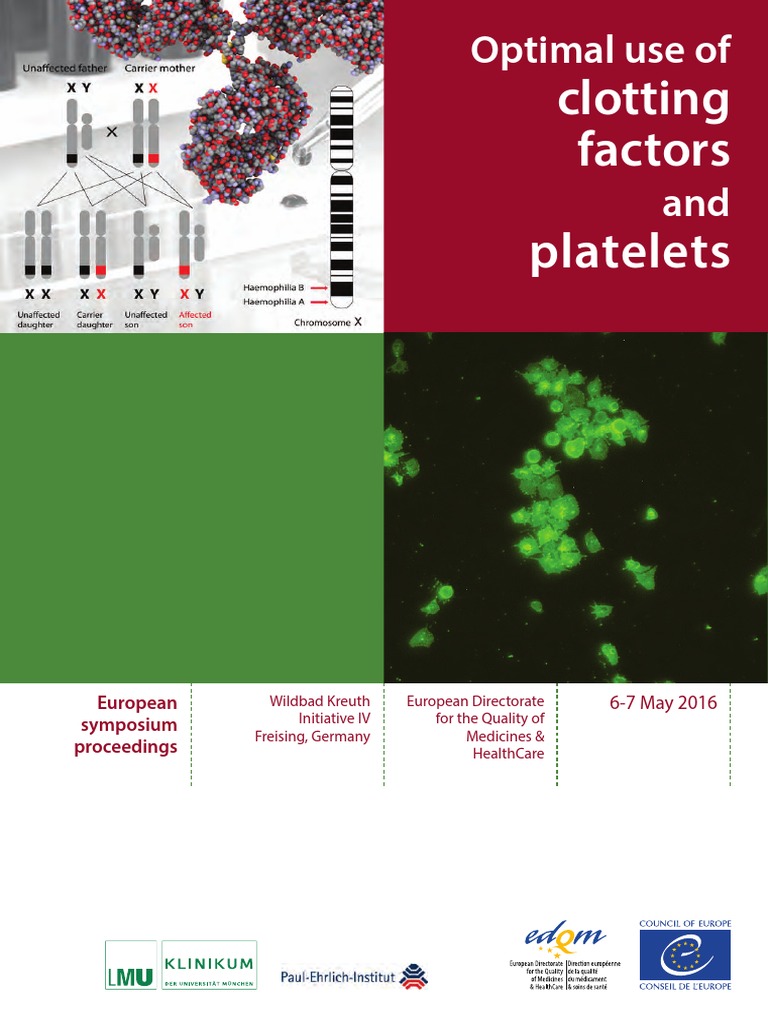 Clotting Factors Platelets: Optimal Use of | PDF | Blood Transfusion ...