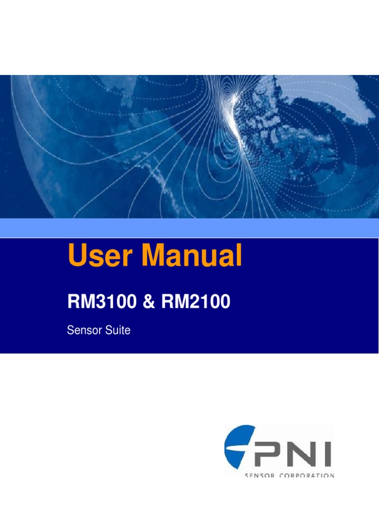 RM3100 RM2100 Sensor Suite User Manual R09 1 | PDF | Electronics ...