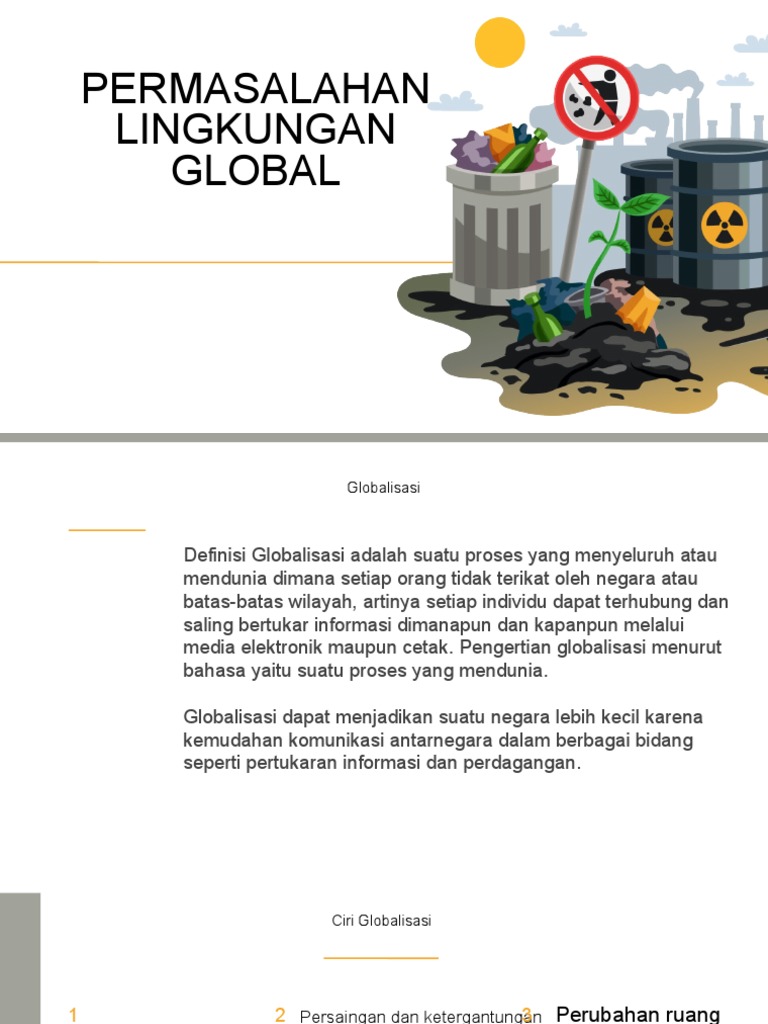 Permasalahan Lingkungan Global | PDF