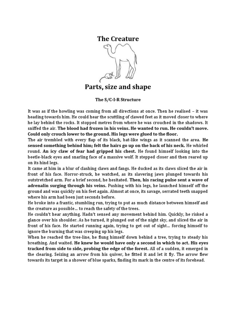 The Creature | PDF | Claw | Mouth