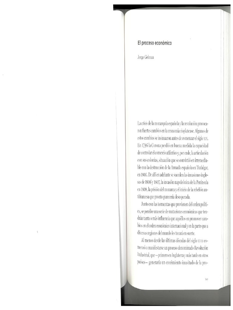 Gelman El Proceso Económico Pdf