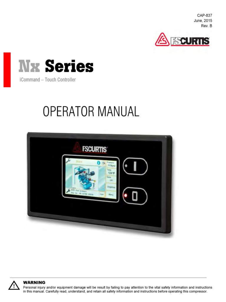Series Series Series: Operator Manual Operator Manual | PDF | Menu (Computing) | Safety