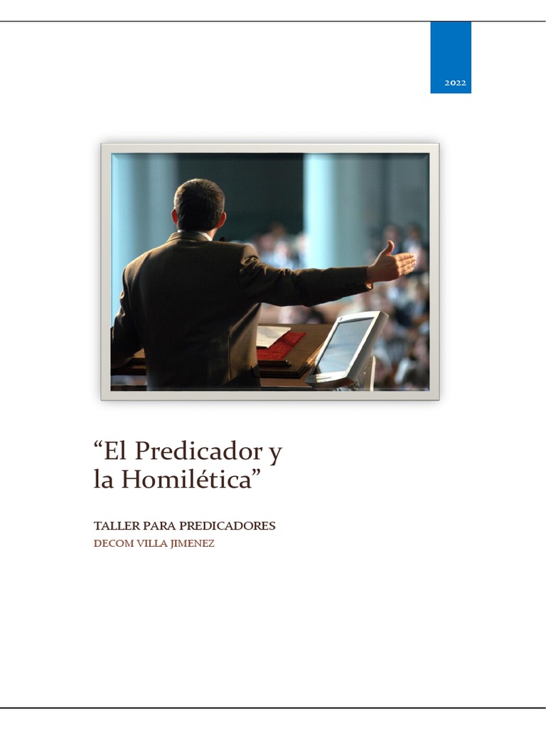 El Predicador y La Homilética | PDF | Biblia | Jesús