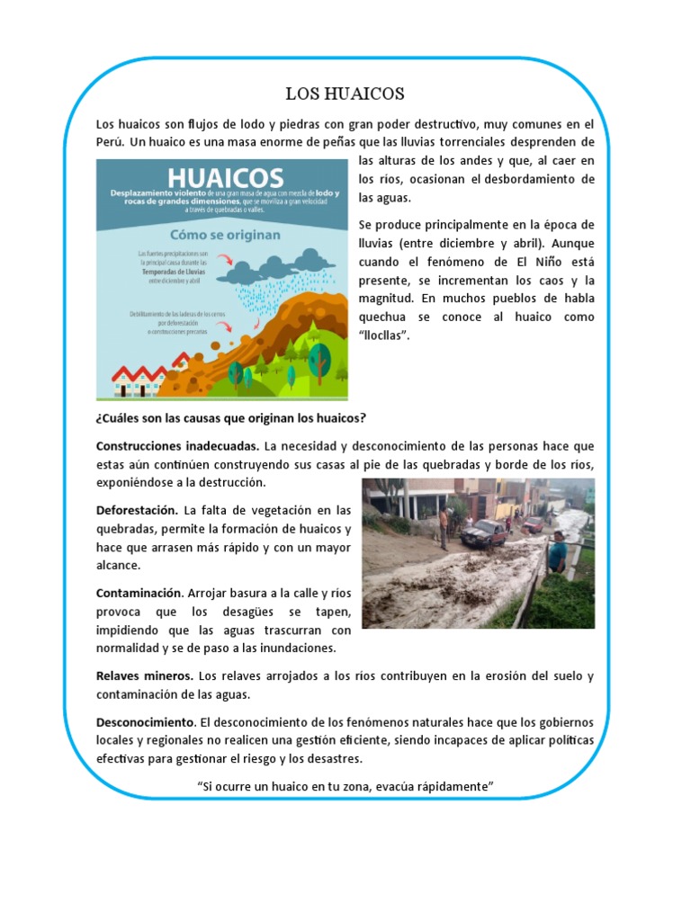 Los Huaicos | PDF