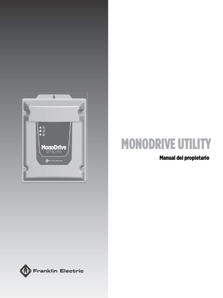 Manual Monodrive Utility | PDF | Ingenieria Eléctrica | Propiedad ...