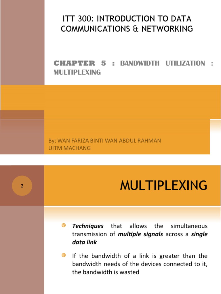 Uitm Itt300 | PDF | Multiplexing | Modulation