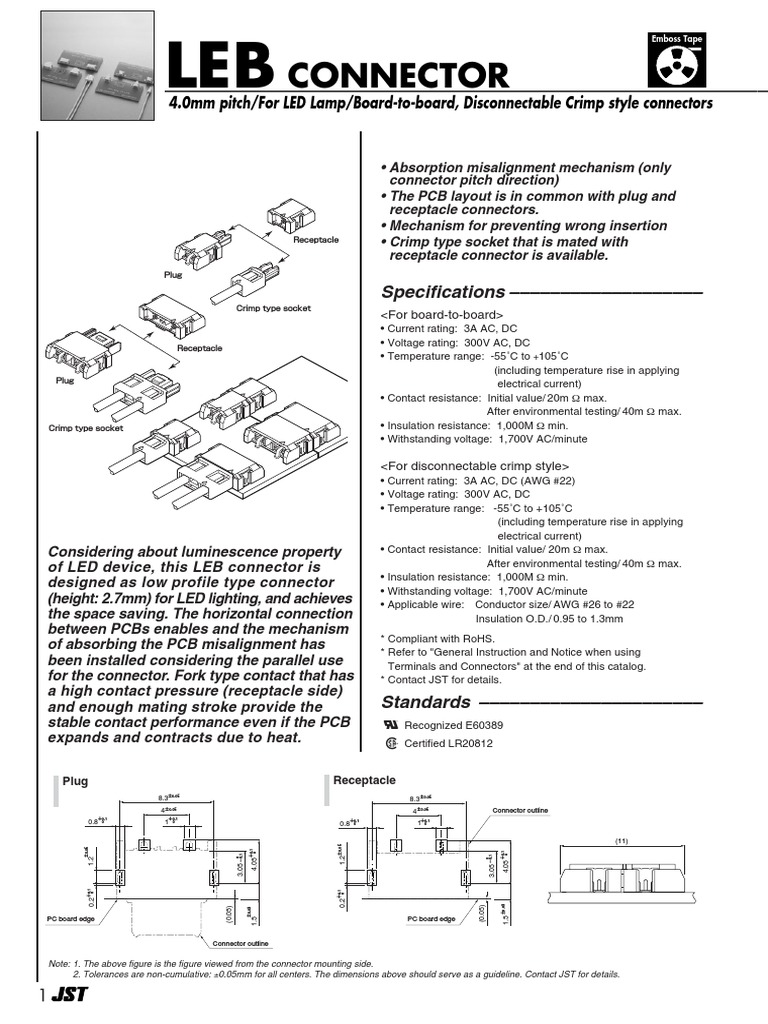 Leb 1 | PDF | Electrical Connector | Ac Power Plugs And Sockets