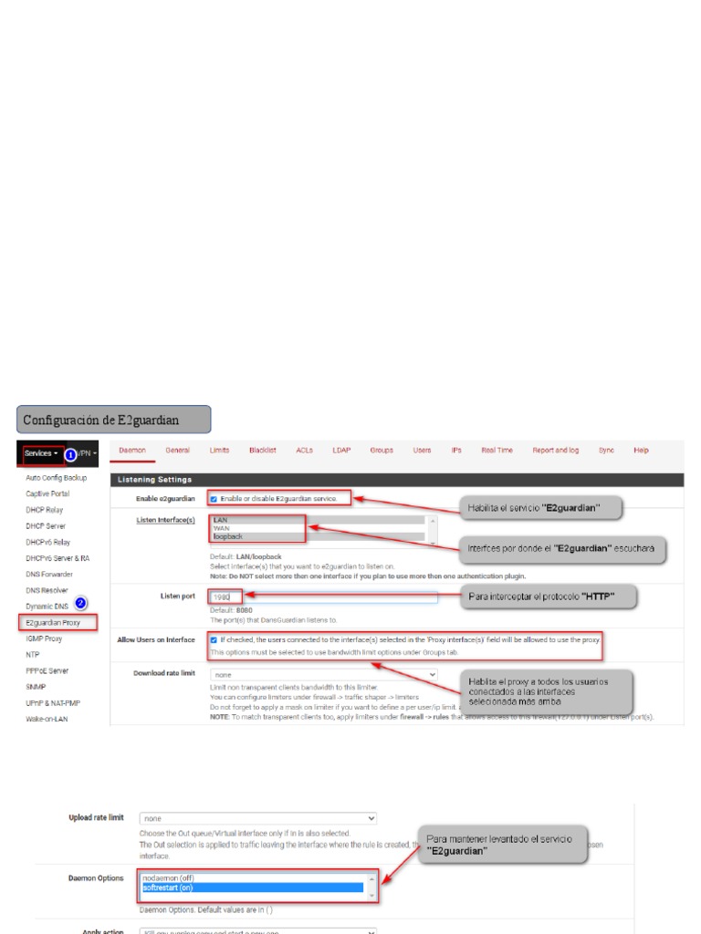 Pfsense E2guardian3 | PDF | Hogar, jardinería y bricolaje | Informática
