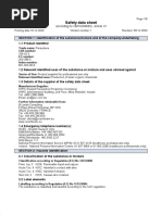 Bison Kit MSDS | PDF | Toxicity | Dangerous Goods