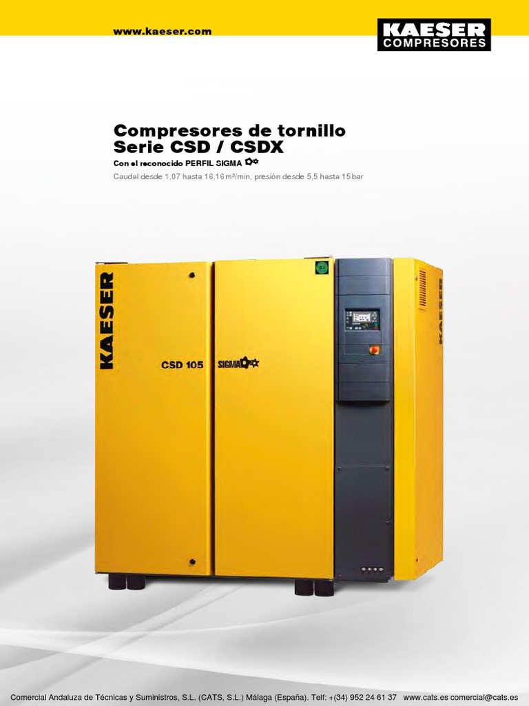 11-Serie CSD-CSDX 45-90 KW | PDF | Uso eficiente de energía | Refrigerador