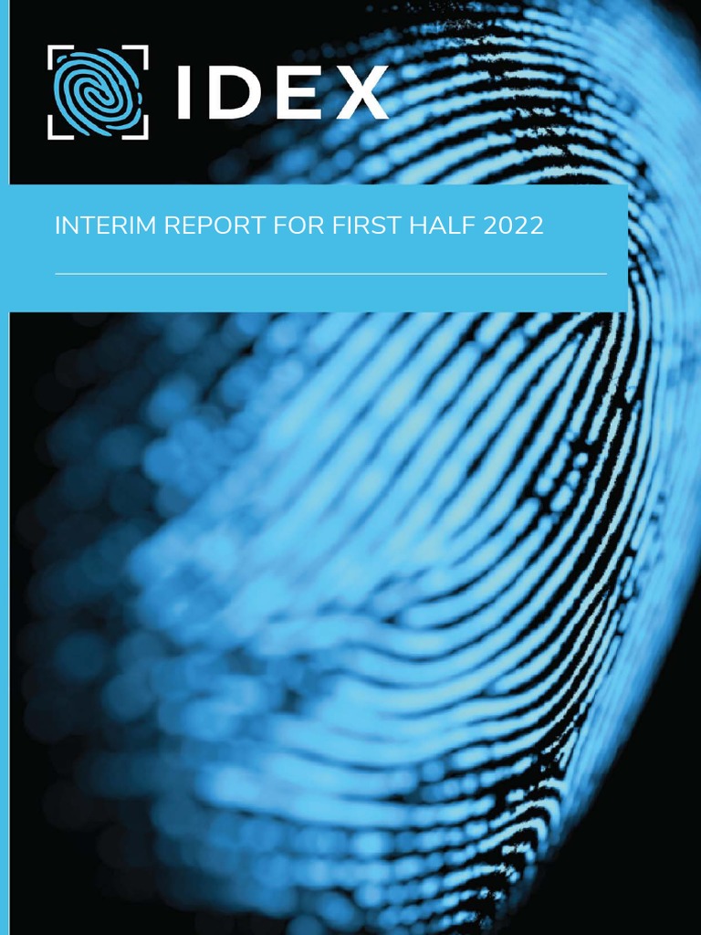 IDEX 2022 Q2 Interim Report | PDF | Equity (Finance) | Smart Card IDEX 2022 Q2 Interim Report | PDF | Equity (Finance) | Smart Card