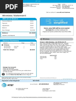 2022 T Mobile Cell Phone Bill Template | PDF