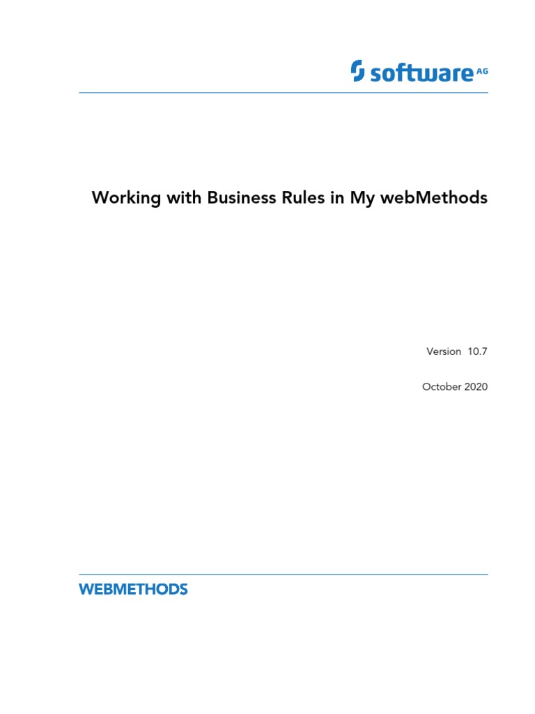 10-7 Working With Business Rules in My Webmethods | PDF | Parameter (Computer Programming ...