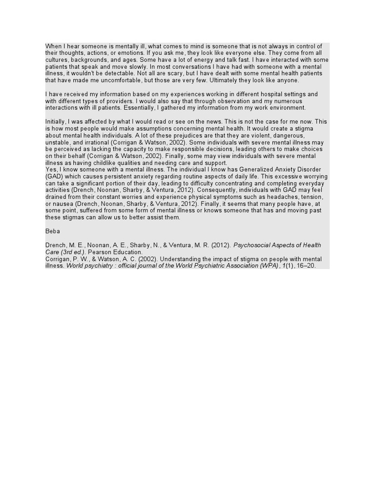 Care (3rd Ed.) - Pearson Education | PDF | Mental Disorder | Mental Health